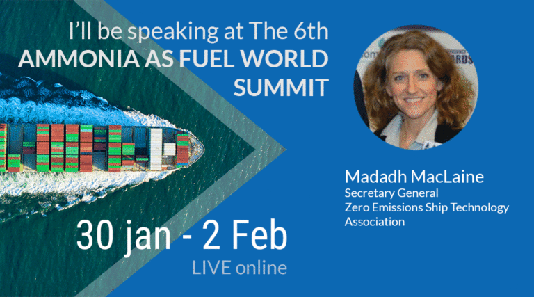 Madadh MacLaine to speak at the 6th AMMONIA AS FUEL WORLD SUMMIT - ZESTAs